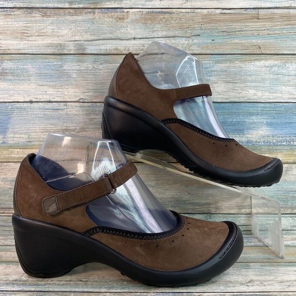 Privo | Shoes | Privobrown Nubuck Leather Mary Jane Shoe Walking Casual ...